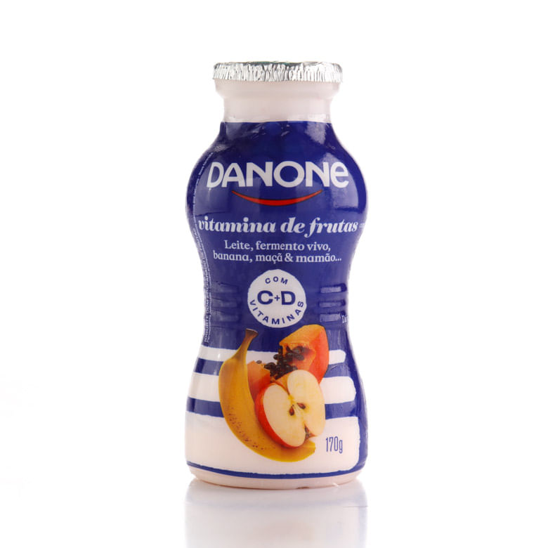 Iogurte Líquido Danone Vitamina Frutas 170g - Covabra