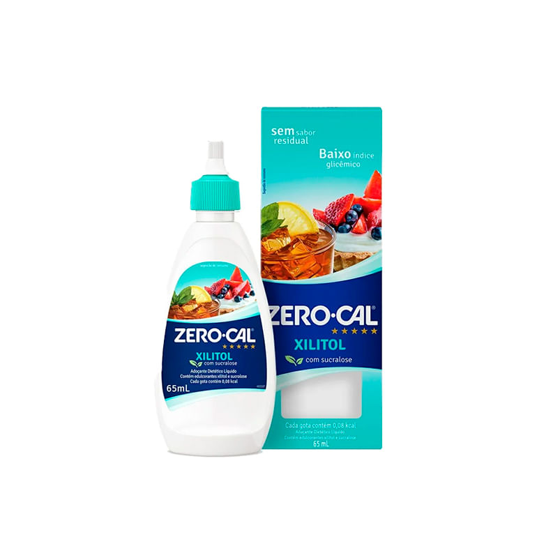 Adoçante Zero Cal Xilitol com Sucralose Líquido 65ml - Covabra