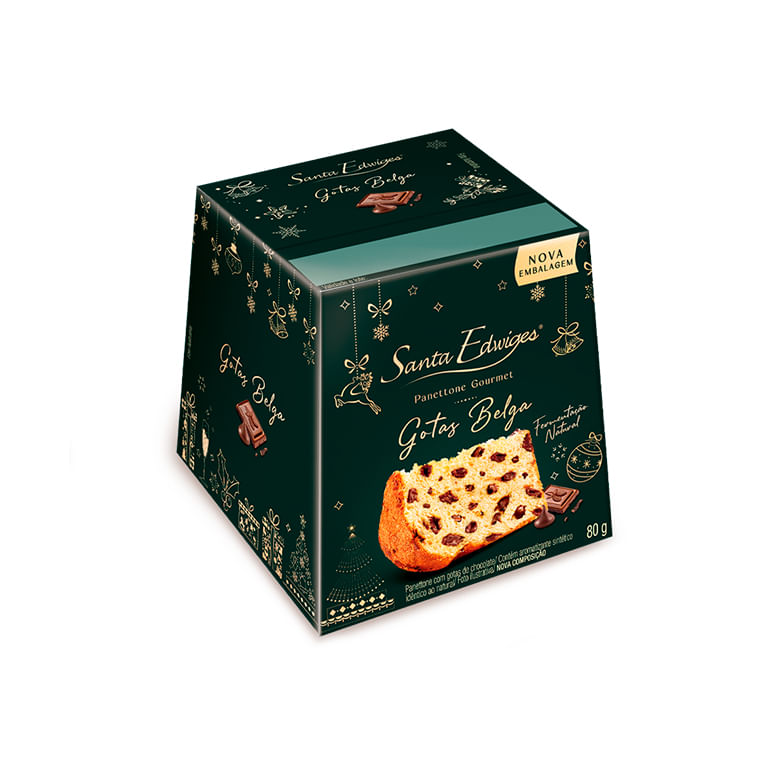 Mini Panettone Santa Edwiges Gotas 80g - Covabra