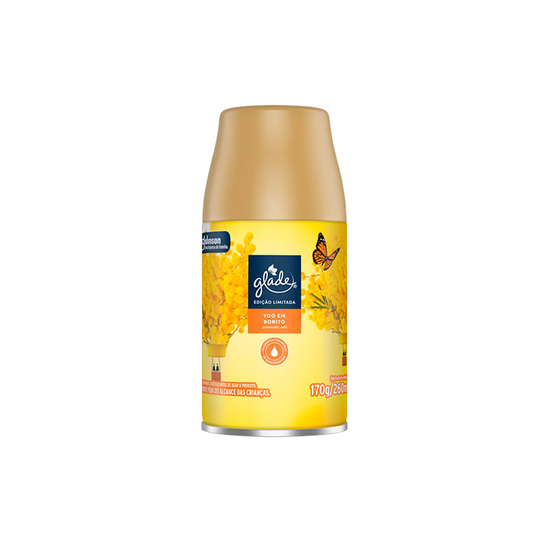Odorizador Glade Automátic Edição Limitada Voo em Bonito Refil 260ml ...