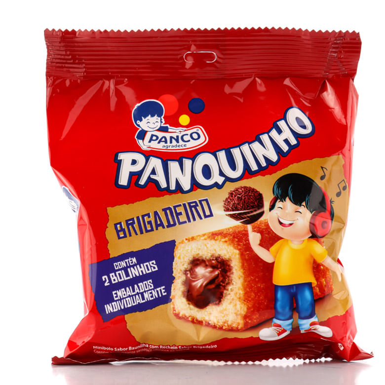 Bolo Panco Panfi Baunilha Recheado com Brigadeiro 70g - Covabra