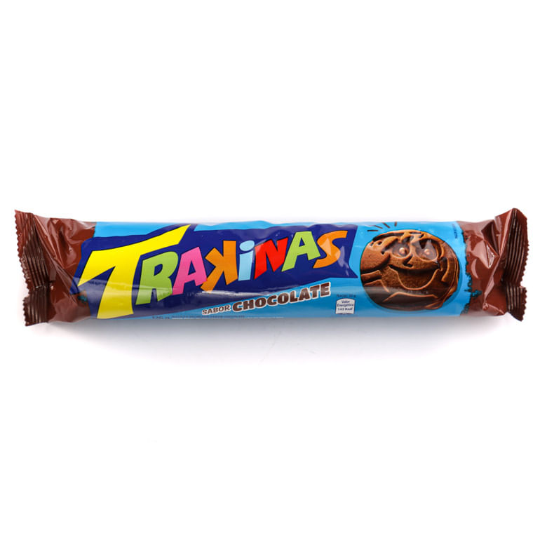 Biscoito Trakinas Recheado Chocolate 126g - Covabra
