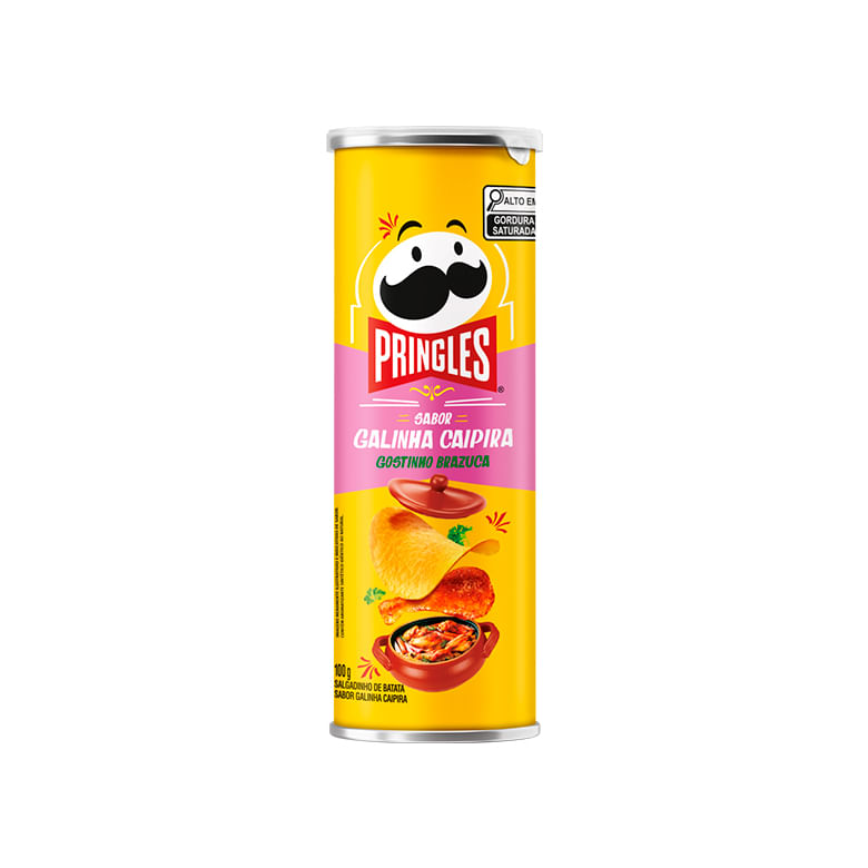 Batata Pringles Galinha Caipira 100g - Covabra