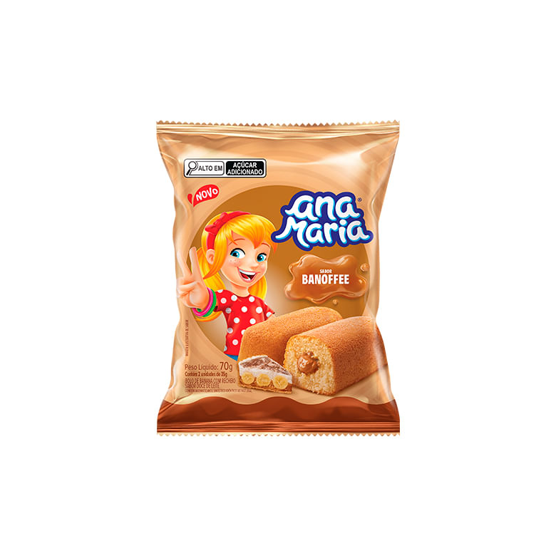 Bolo Ana Maria Banoffee 70g - Covabra