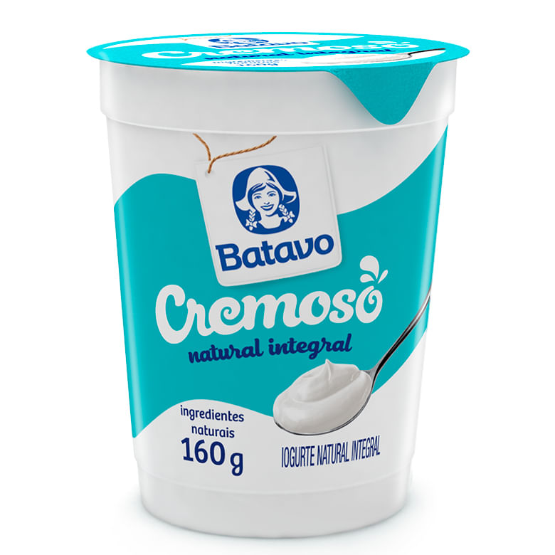 Iogurte Batavo Integral Cremoso 160g - Covabra