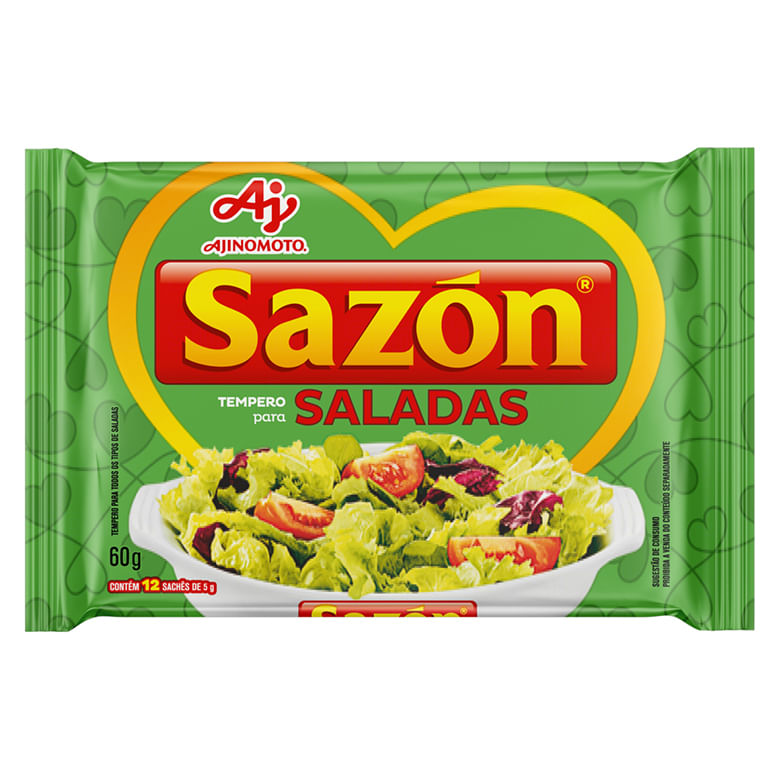 Tempero Sazon Verde Limão Salada 60g - Covabra
