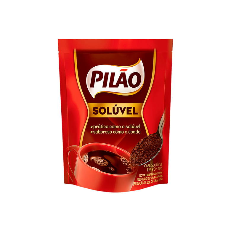 Café Pilão Solúvel Coado Pouch 40g - Covabra