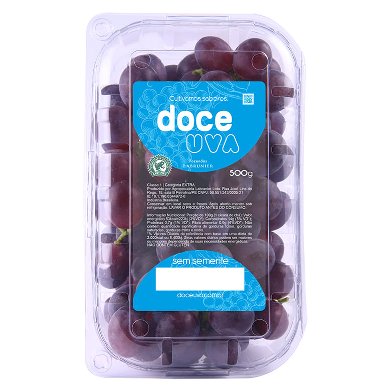 Uva Isis Doce Uva sem Semente 500 g - Covabra
