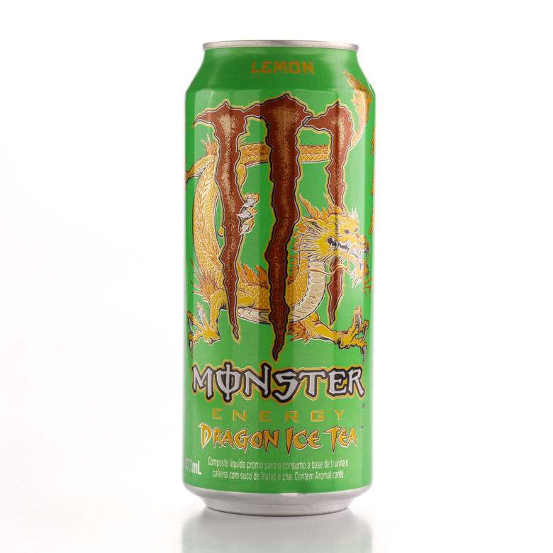 Energético Monster Energy Dragon Ice Tea Lemon Lata 473ml - Covabra