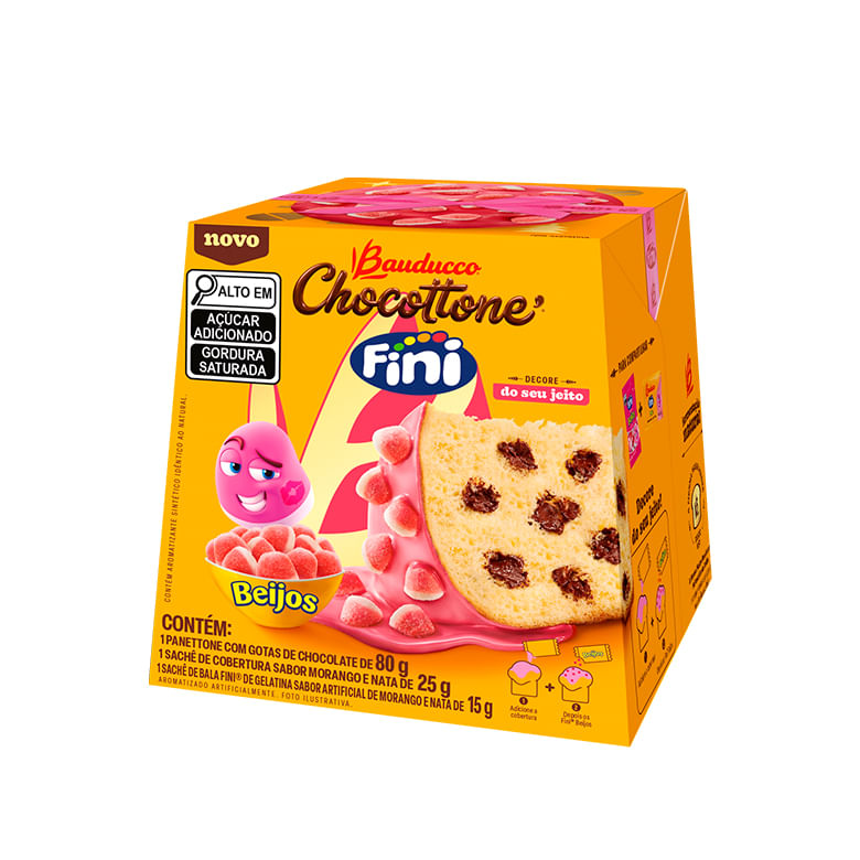 Chocottone Bauducco Mini Fini Beijos 80g - Covabra