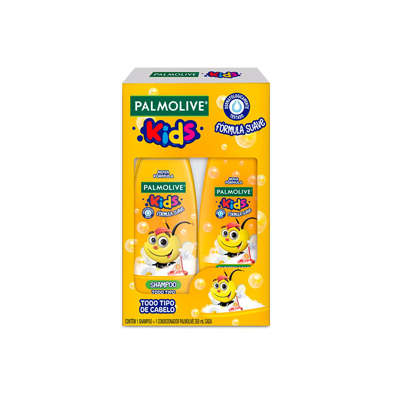 Shampoo 350ml + Condicionador 350ml Palmolive Kids 1un - Covabra