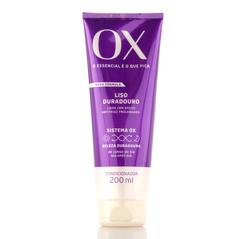 Condicionador Cabelos Ox Fibers Liso Absoluto 200ml - Covabra