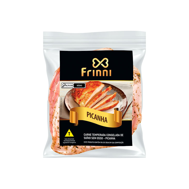 Picanha Suína Frinni Temperada Resfriada 990g - Covabra