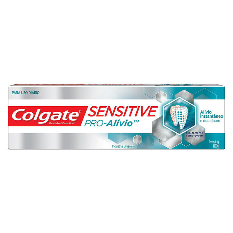 Creme Dental Colgate Sensitive Pro Alivio 110g - Covabra