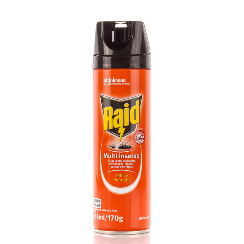 Inseticida Raid Multi Insetos Aerosol 285ml - Covabra