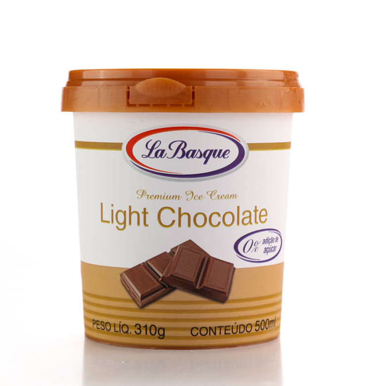 Sorvete La Basque Light Chocolate 500ml - Covabra