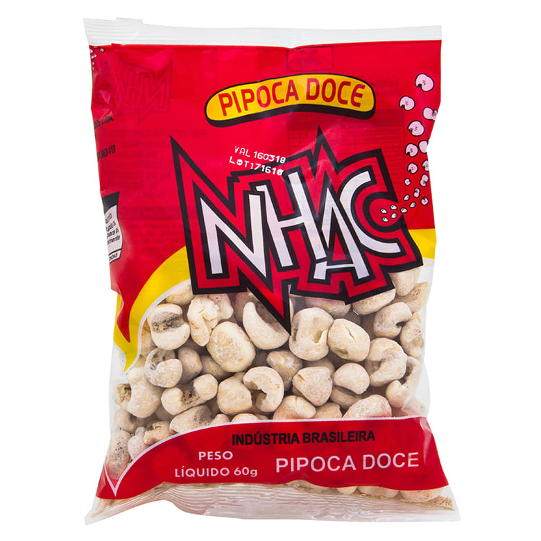 Pipoca Nhac Doce 60g - Covabra