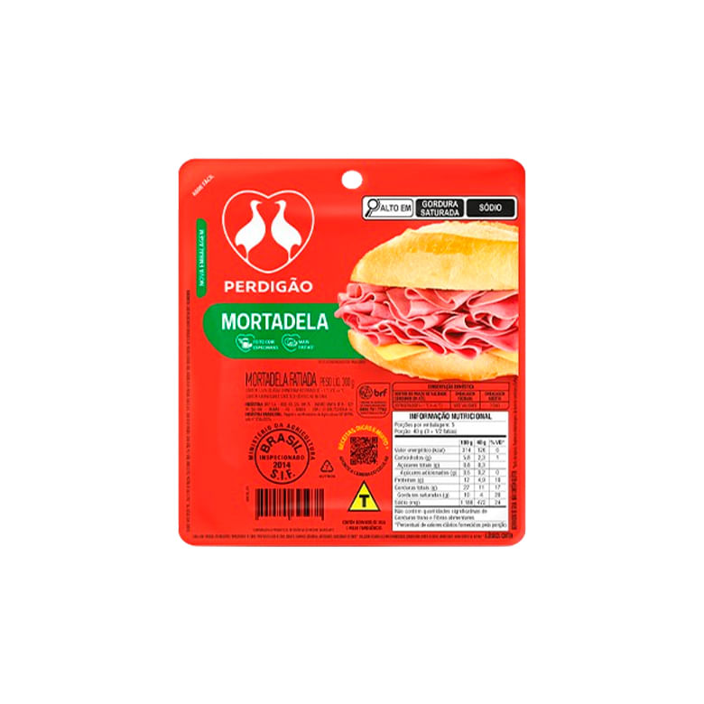 Mortadela Perdigão Fatiada 200g Covabra
