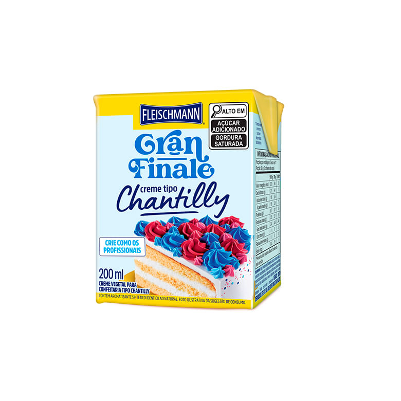 Chantilly Fleischmann Gran Finale 200ml - Covabra
