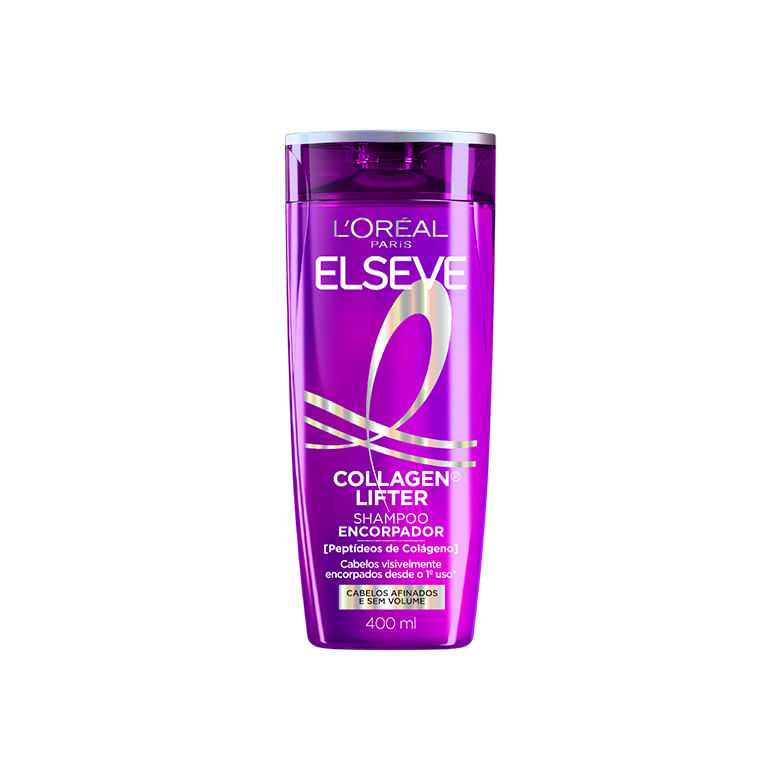 Shampoo P/ Cabelos Elseve Colageno Lifter 400ml - Covabra